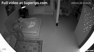 IPCAM – Drunk Russian couple fucks in their bedroom